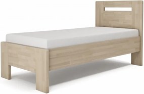 Texpol Dřevěná postel Lívia H 200x90 Olše