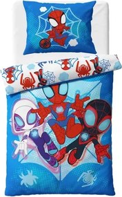 Carbotex povlečení bavlna Spidey Pavoučí Záchrana 140x200, 70x90 cm