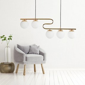 Toolight Závěsné moderní osvětlení Modern APP1599-5CP Gold