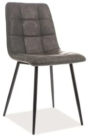Jídelní židle Lily (šedá + černá). 1050423
