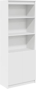 Skříň highboard bílá 70 x 35 x 180 cm kompozitní dřevo 3328471