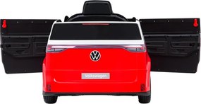 Elektrické autíčko Volkswagen ID BUZZ červené
