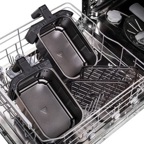 TESLA AirCook DualHeat QD464 XXL - multifunkční duální digitální horkovzdušná fritéza