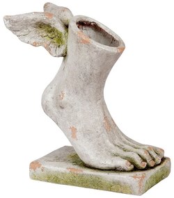 Noha, dekorace z MgO keramiky s otvorem na květináč  ZB1866