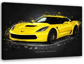 Gario Obraz na plátně Chevrolet corvette - Gab Fernando Rozměry: 60 x 40 cm