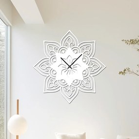 dřevo života Nástěnné dřevěné hodiny PŘÁTELSTVÍ Zvolte barvu dekoru: Bílá, Zvolte velikost hodin (cm): 50x50