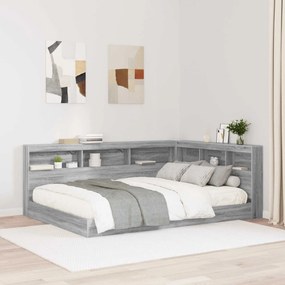 Úložné čelo postele Šedá Sonoma Kompozitní dřevo 3335498