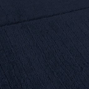 Tmavě modrý ručně tkaný vlněný koberec 160x230 cm Textured Wool Border – Flair Rugs