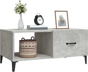 vidaXL Konferenční stolek 90 x 50 x 40 cm kompozitní dřevo [812667] Barva: Betonová šedá