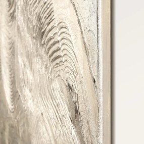 Ručně malovaný obraz 88x118 cm Metallic Silver – Malerifabrikken