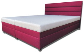 Manželská postel 160 cm Rebeka (se sendvičovými matracemi) (fuchsie). 1030875