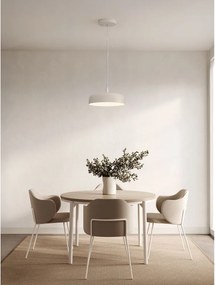 Krémové hliníkové LED stmívatelné závěsné svítidlo ø 40 cm Noelia – Nova Luce