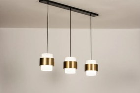Závěsné designové svítidlo nad jídelní stůl Onyx Gold 3
