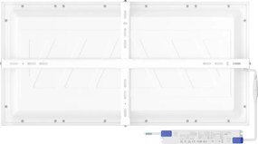 Mexen Brill-S, stropní LED panel 60×30 cm, 24 W, neutrální bílá 4000K, L207-060-030-2440-20