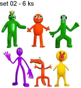 Roblox Rainbow Friends set 6, 8 nebo 12 figurek Set: set 02 - 6 ks