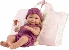 Llorens 73812 NEW BORN HOLČIČKA - realistická panenka miminko s celovi