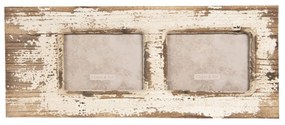 Nástěnný dřevěný vintage fotorámeček – 13x18 cm (2)