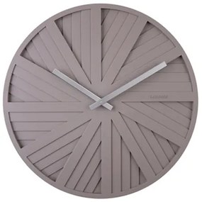 Nástěnné hodiny Slides 40 cm šedé Karlsson