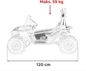 Ramiz Bugina Buggy FASTER modrá