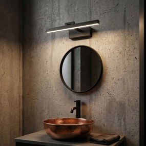 Toolight Rea, Koupelnové nástěnné LED svítidlo APP1866-1W 40 cm Black, OSW-66022