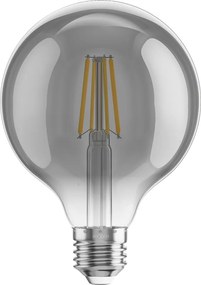 Mexen Vintis, LED žárovka E27, G95, 4W, Teplá - 2700K, 300 lm, kouřová - L157-E27-0427-70