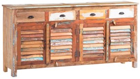 furniture-nabytek.cz - Masivní komoda Westhill z recyklovaného dřeva, lakovaná, vícebarevná – 182×45×90 cm