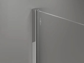 Mexen Kioto-X sprchová stěna Walk-in 130 x 200 cm, transparentní 10 mm, chrom - 800-130-101-01-00-X