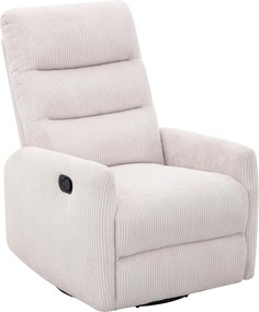 XXXLutz RELAXAČNÍ KŘESLO, kov, textil, béžová Carryhome - Relaxační křesla - 000454004301