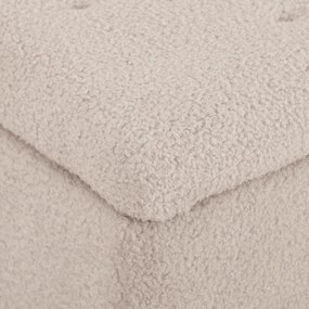 HOMCOM úložná lavice do ložnice s kapacitou 47 l, odklápěcí víko a dřevěné nohy, nosnost 120 kg, 95x38x45 cm, béžová