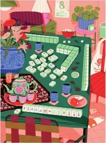 GALISON Puzzle Mahjong Social / 1000 dílků / 50,8 x 68,6 cm