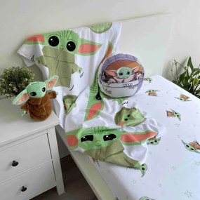 Jerry Fabrics Plážová osuška Star Wars Baby Yoda 70x140 cm