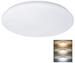 SOLIGHT LED stropní světlo Plain, 3CCT, 36W, 2520lm, 3000K, 4000K, 6000K, kulaté, 45cm