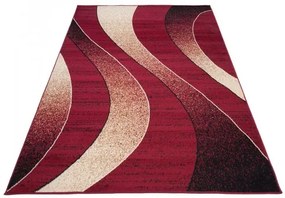 Moderní kusový koberec CHEAP K857A červený Rozměr: 80x150 cm