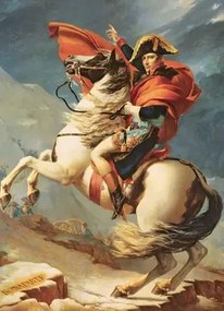 EUROGRAPHICS Puzzle Napoleon překračující Alpy / 1000 dílků / 48 × 68