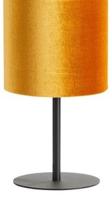 TK LIGHTING Stolní lampa - TERCINO 5534, Ø 20 cm, 230V/15W/1xE27, oranžová/zlatá/černá