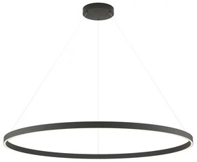 Redo Závěsné LED svítidlo Febe - kulaté, ø120cm Barva: Černá, Chromatičnost: 4000K