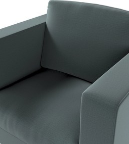 Potah na křesko IKEA Karlanda, krátký barva zelená látka sametová
