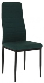 Tempo Kondela Jídelní židle COLETA NOVA smaragdová látka/černý kov