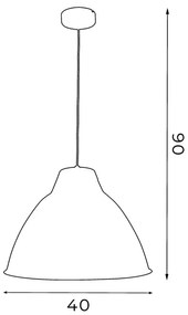 Lustr SKAL 1xE27/60W/230V