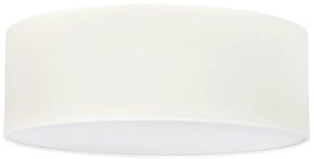 Stropní svítidlo Gaja, 1x krémové textilní stínítko, (bílé plexisklo), (fi 40cm)