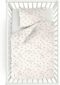 Kvalitex Bavlněné povlečení do dětské postýlky Stars 1x 90/135, 1x 45/60cm