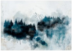 Samolepící fototapeta - Malované hory 98x70