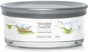 Yankee Candle – Signature Tumbler svíčka Clean Cotton (Čistá bavlna) Velikost: velká 567 g
