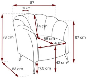 Gib Meble Sedací souprava Adria 2+1 Výběr látek: Eureka 2132