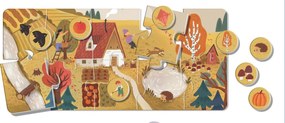 Efko KukiKuk – Véééliké puzzle loto Roční období