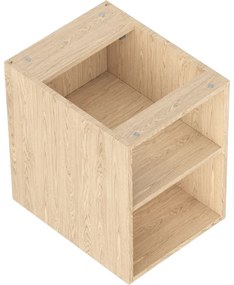 Mexen Box-A, otevřená skříňka s policí 35 cm, dub, 91AX2-0350-470-0-81
