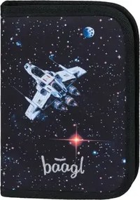 BAAGL Školní penál jednopatrový Pixel Space