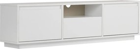 Bílý TV stolek 160x42x30 cm Sentinel – Kalune Design
