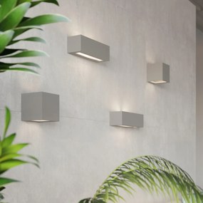 Sollux Lighting Nástěnné svítidlo keramické VEGA šedé