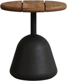 Kulatý zahradní konferenční stolek s deskou z akácie ø 43 cm Saura – Kave Home